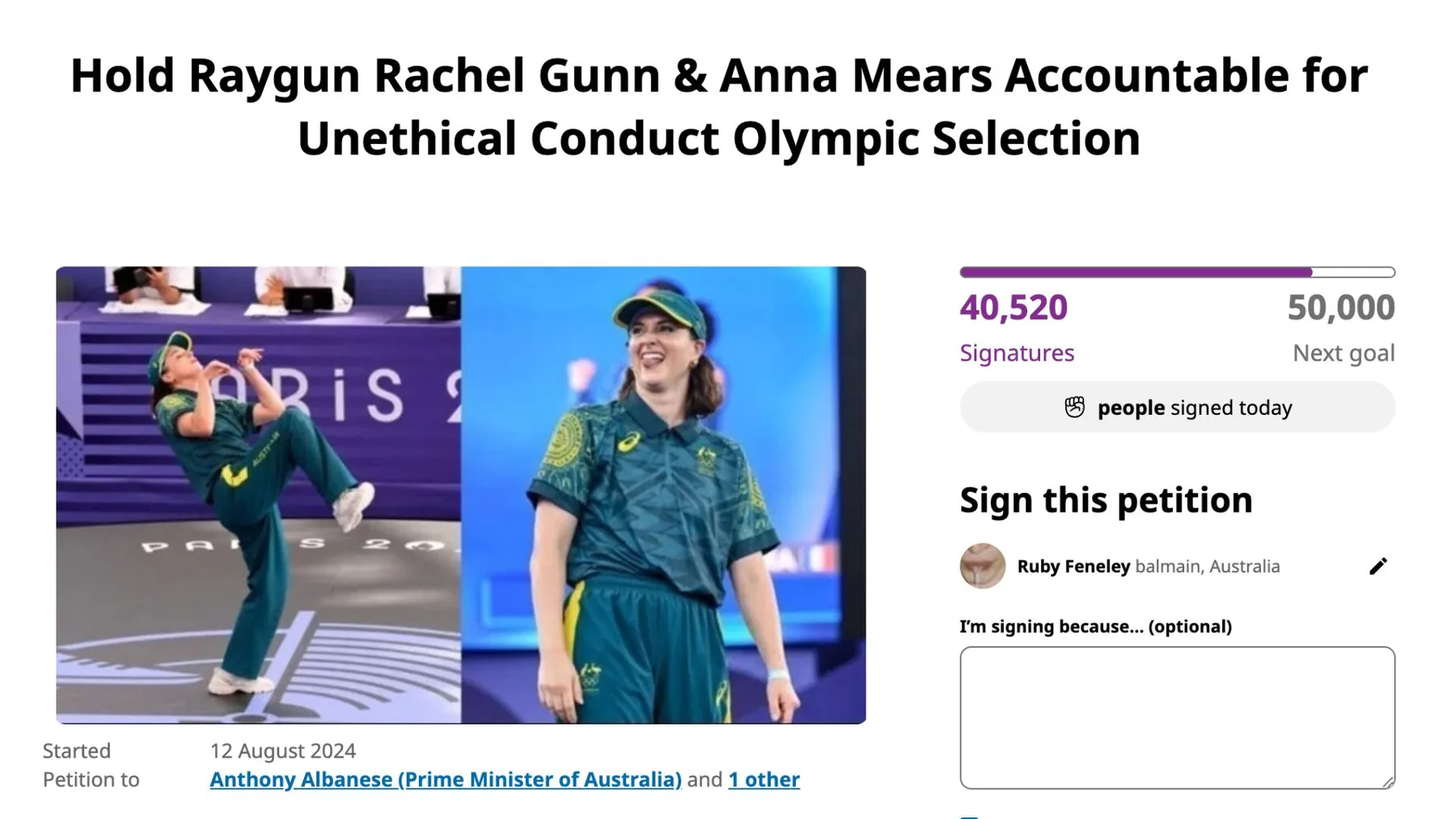 Rachael 'Raygun' Gunn's Performance Controversy Explained