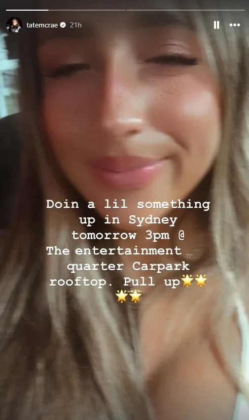 What Is Tate McRae’s Secret Sydney Meet-Up? - Textile and Fashion