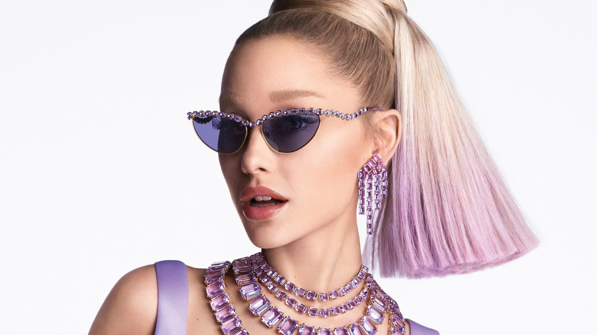 Ariana Grande Stuns In Swarovski's Kaleidoscopic SS25 Campaign