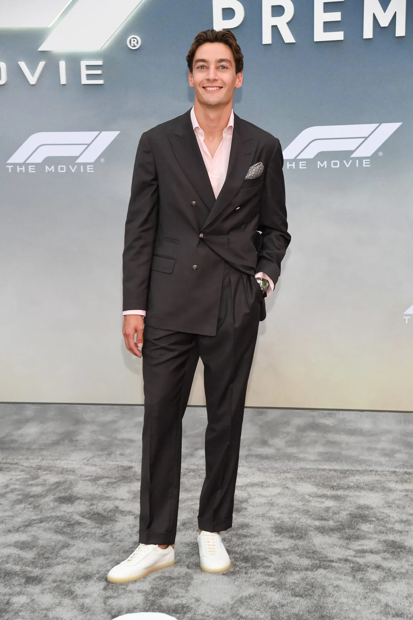All The F1 Drivers And Their Girlfriends At The ‘F1’ Movie Premiere