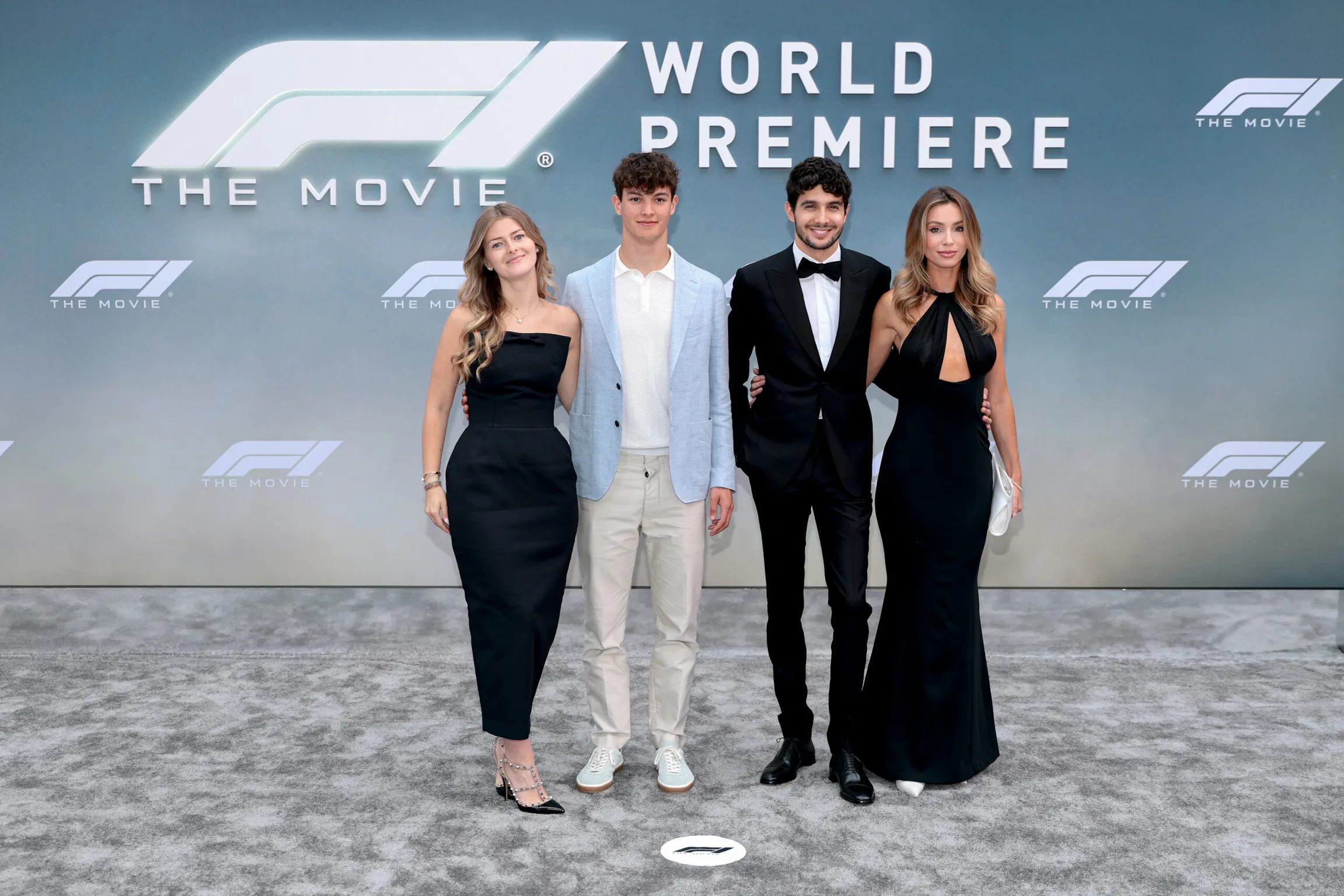 All The F1 Drivers And Their Girlfriends At The ‘F1’ Movie Premiere