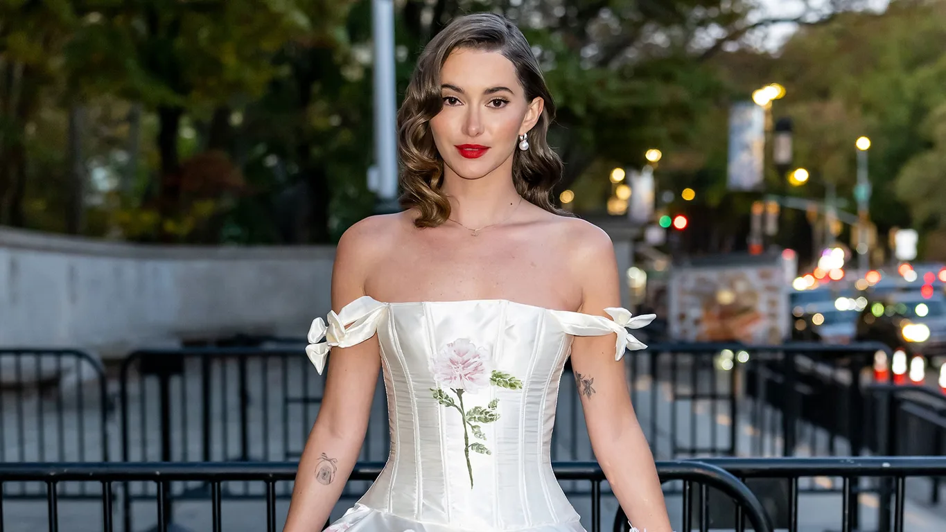 See Inside Madeleine White's Golden Hour Santorini Wedding