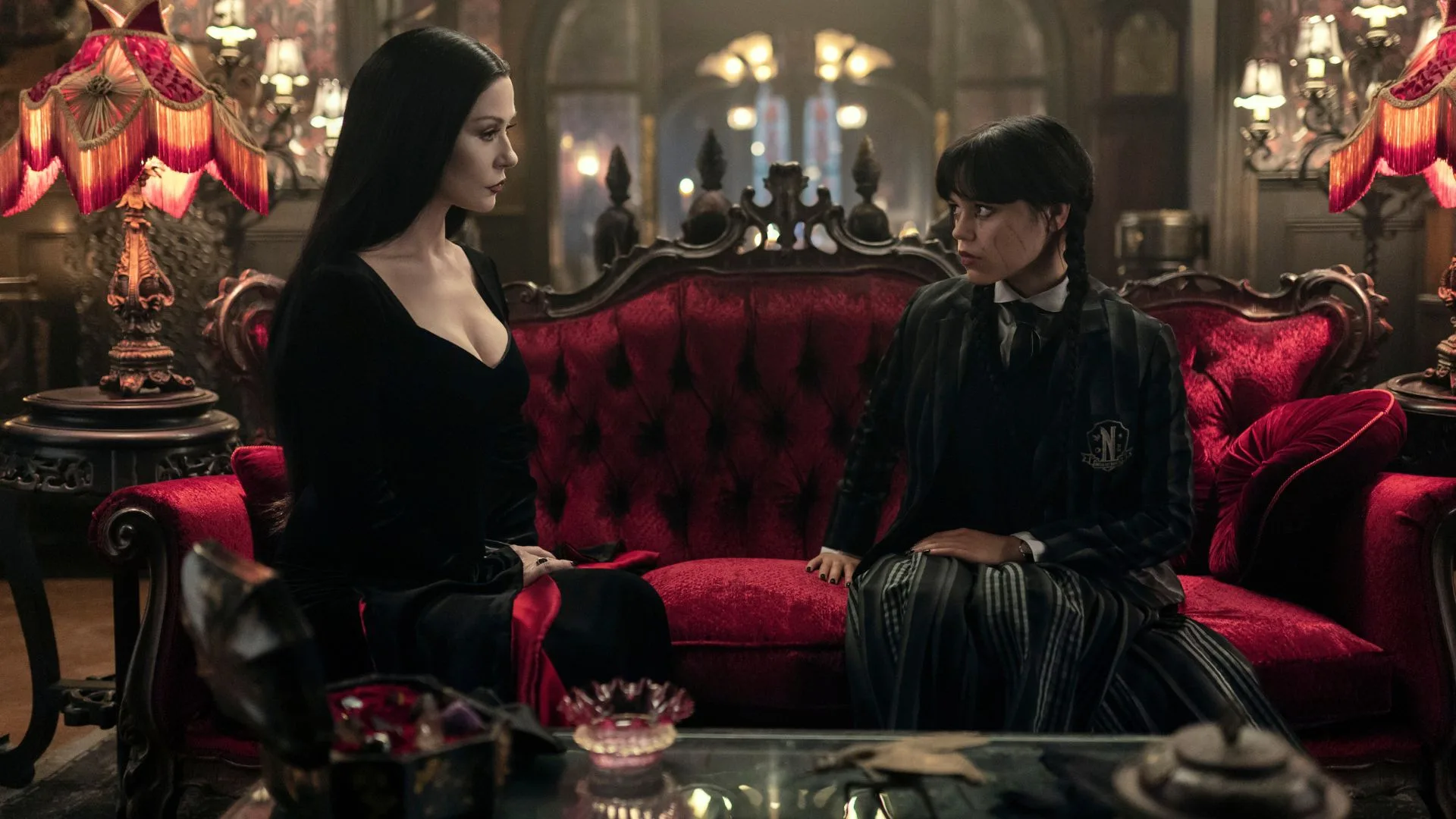 Jenna Ortega On Her 'Wednesday' Season 2 Bond With Catherine Zeta-Jones