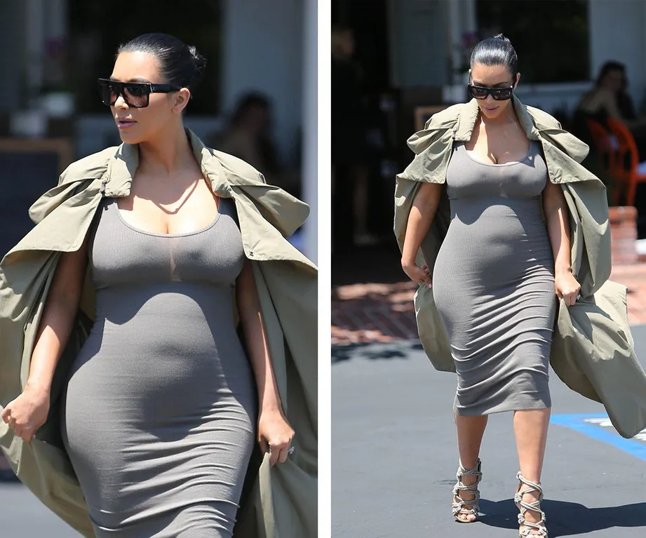 In full bloom! Kim Kardashian's pregnancy style
