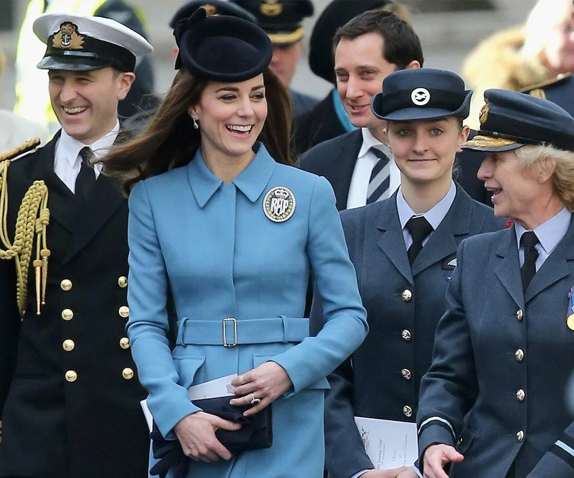 Duchess Catherine looks stunning in blue at RAF event