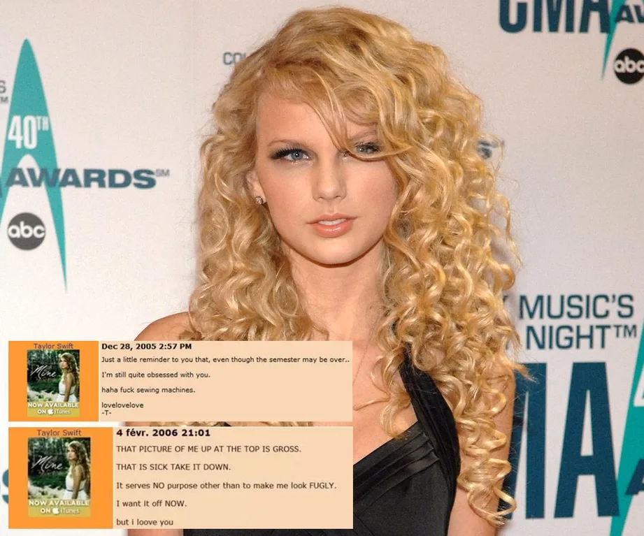 Taylor Swifts old Myspace page has been unearthed