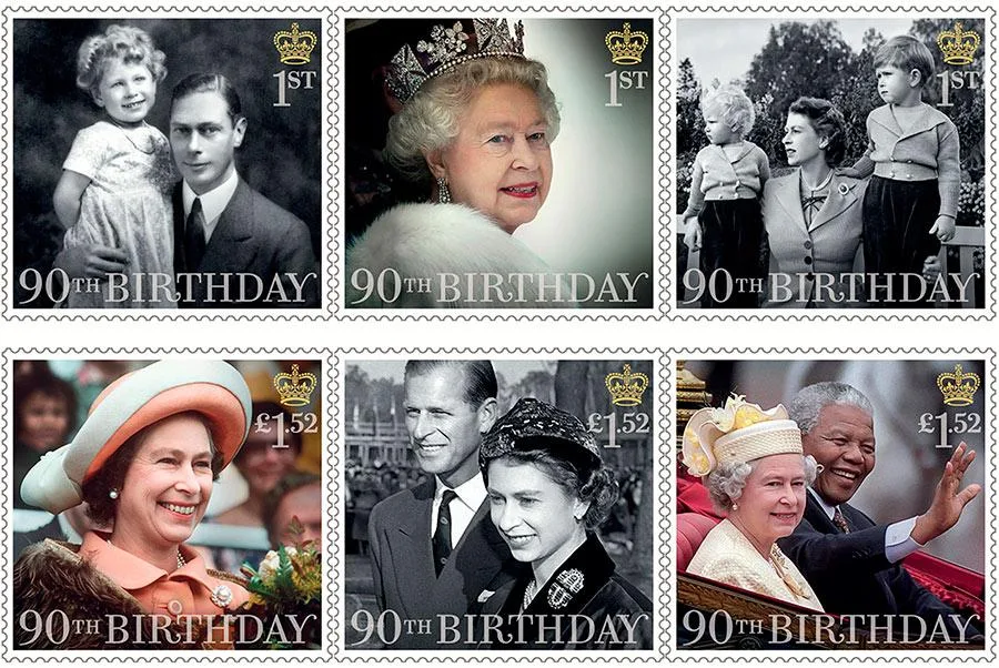New Royal stamps released for The Queen's 90th