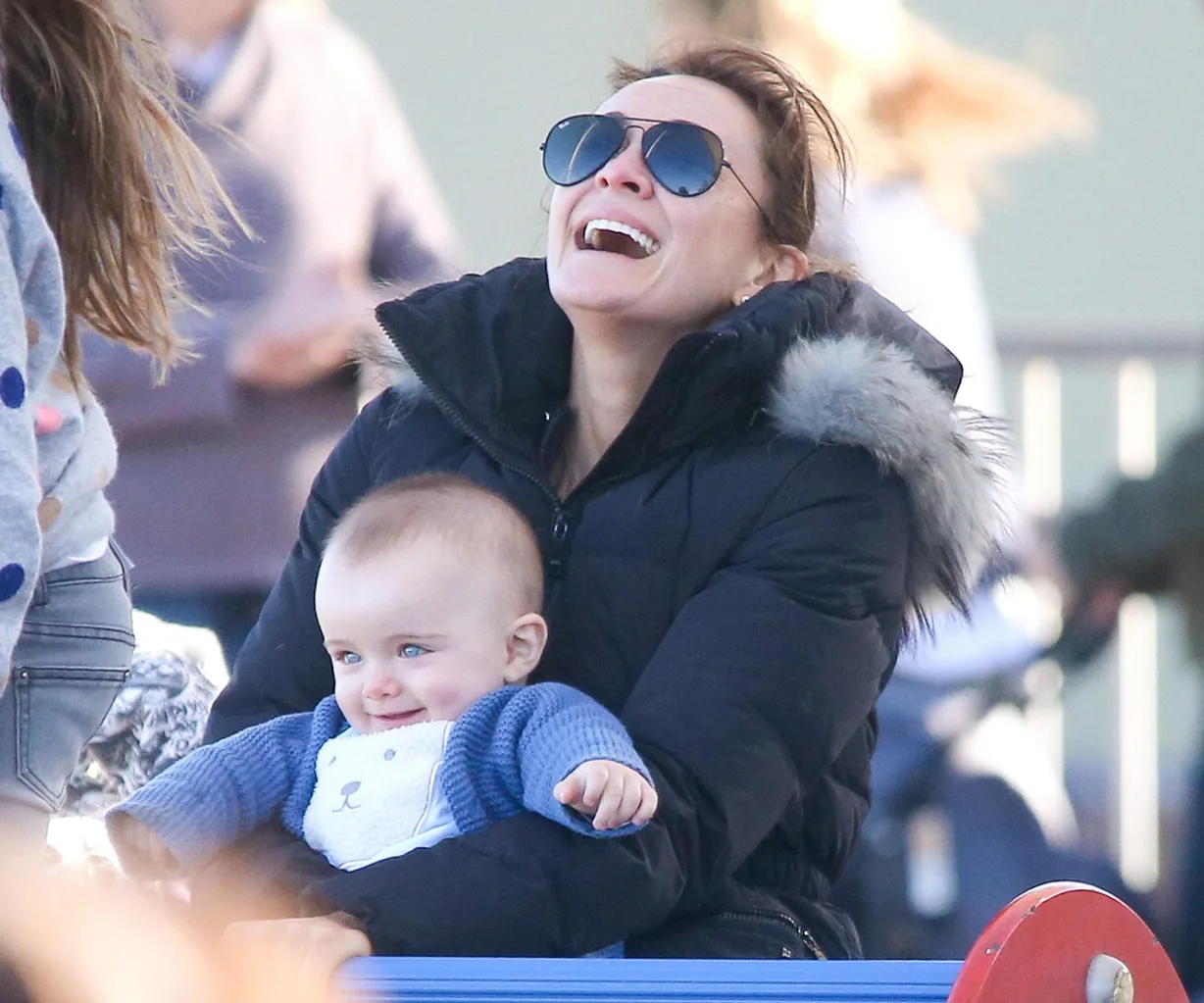 Michelle Bridges and The Commando's day out with Axel