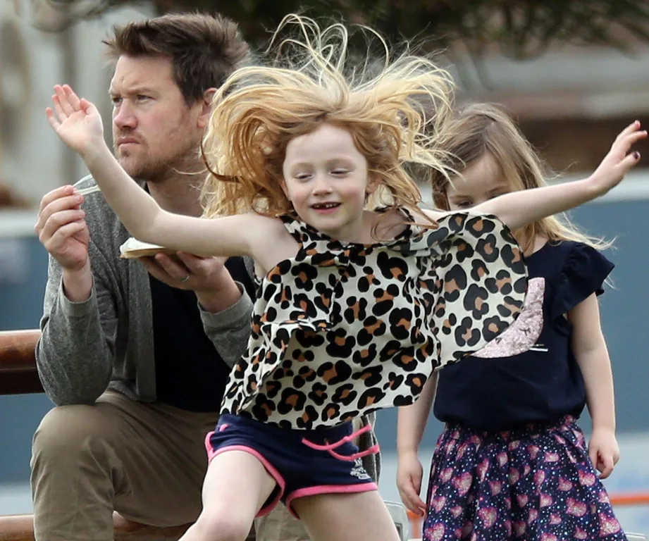 Eddie Perfect's family day out