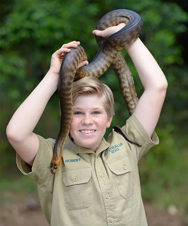 Bob Irwin debuts a new haircut