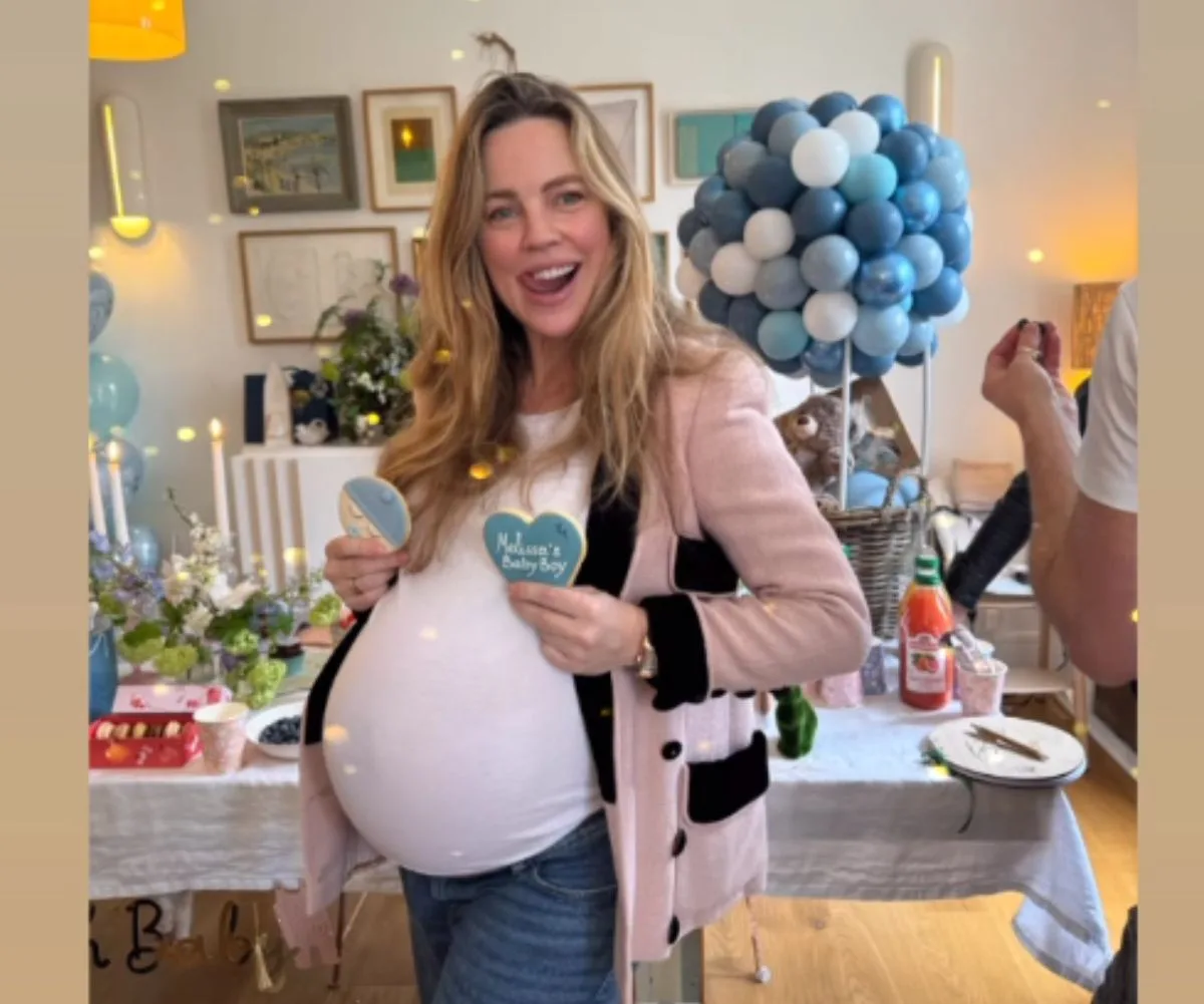Aussie actress Melissa George, 47, has welcomed her third child