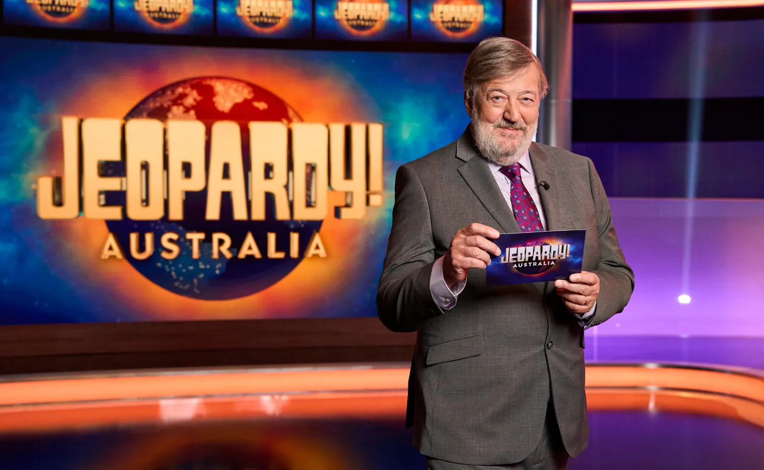 Stephen Fry returns to our screens to host Jeopardy! Australia | Now To ...