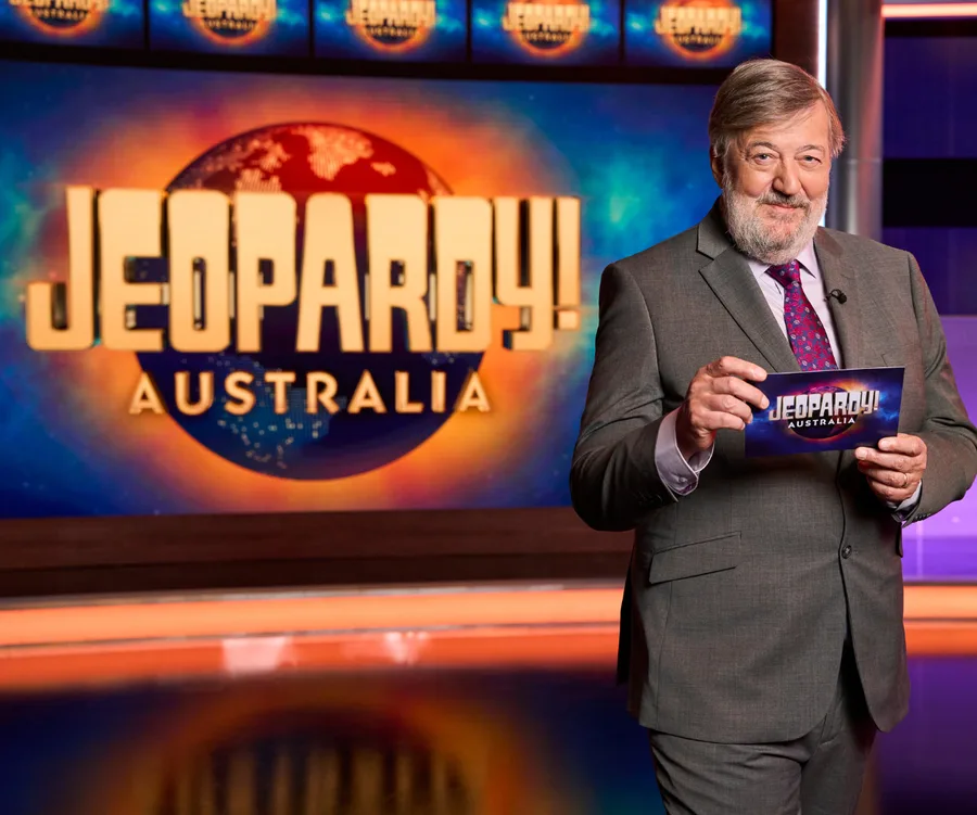 Stephen Fry returns to our screens to host Jeopardy! Australia | Now To ...