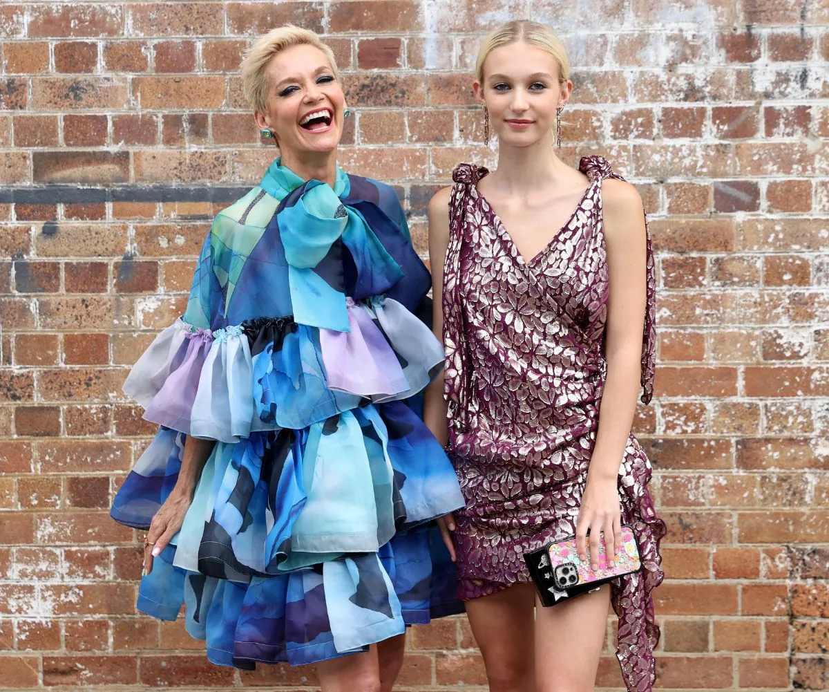 Jess Rowe beams with pride as daughter models at Australian Fashion ...