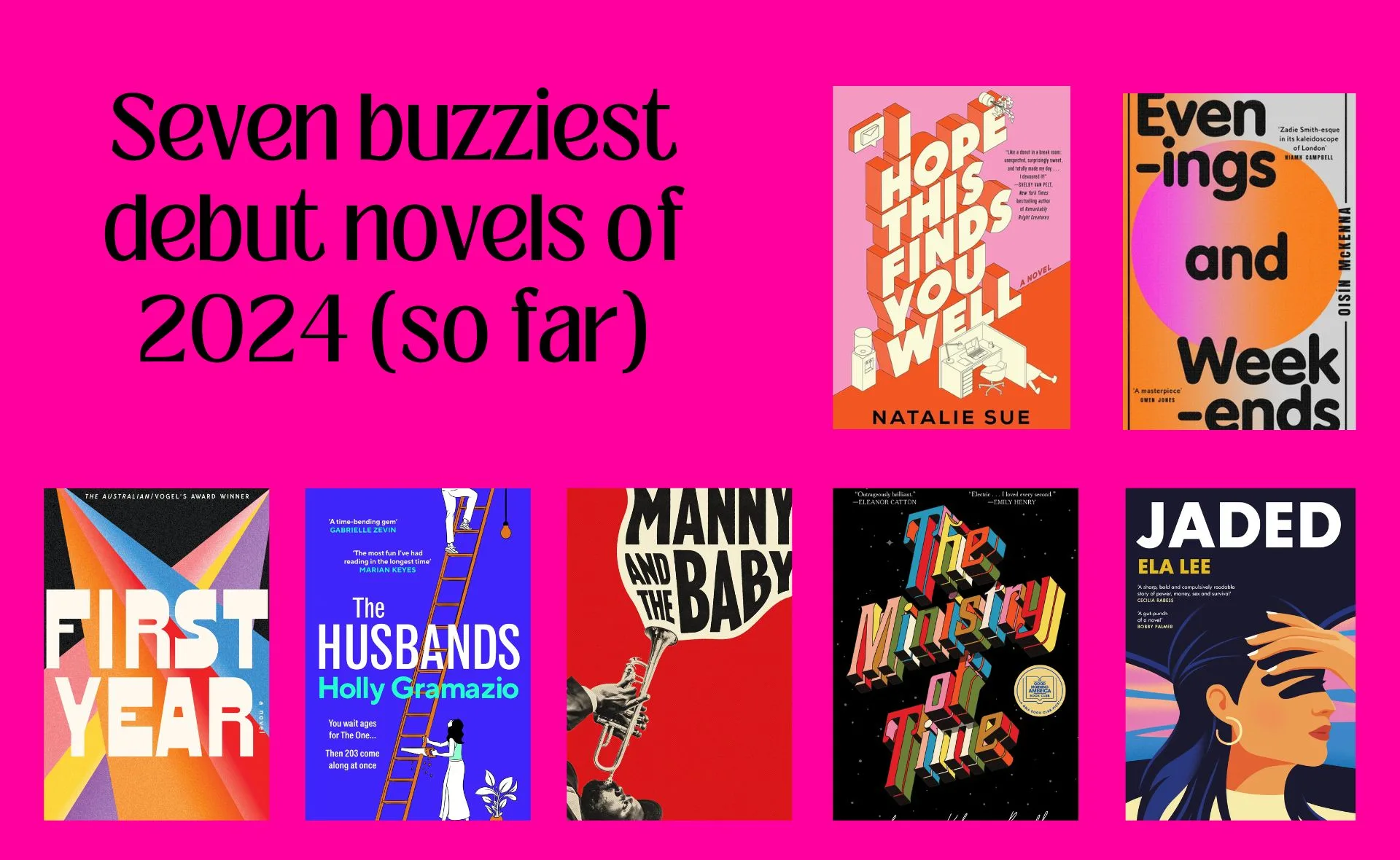 Best debut novels of 2024 (so far)... as picked by our books editor ...