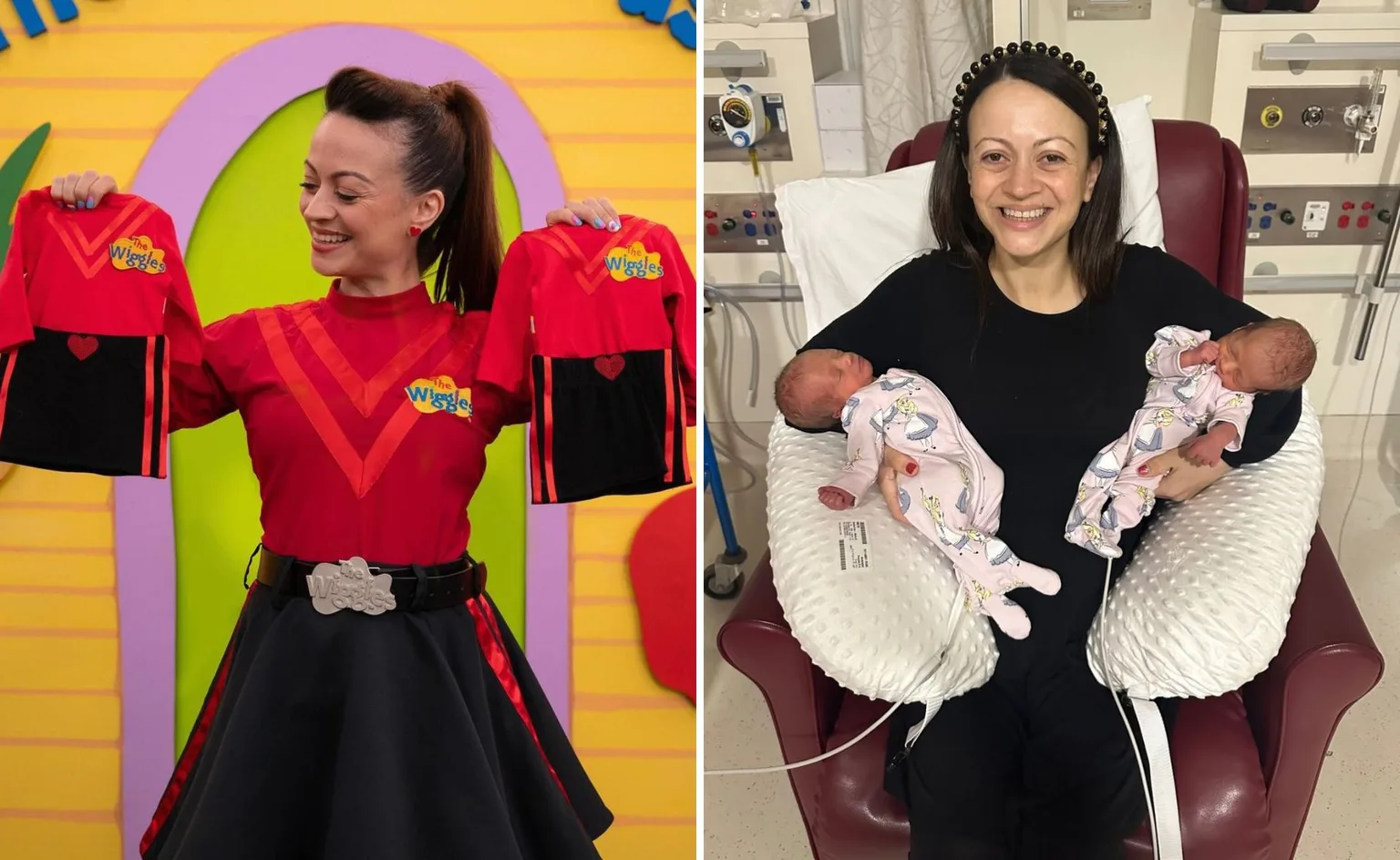 Red Wiggle Caterina Mete welcomes beautiful twin girls | Now To Love