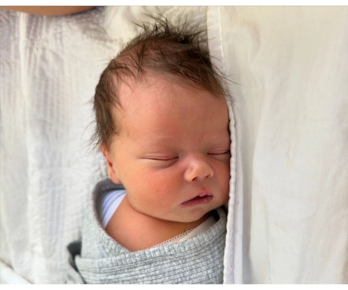 Lauren Brant & Barry Hall welcome fourth baby