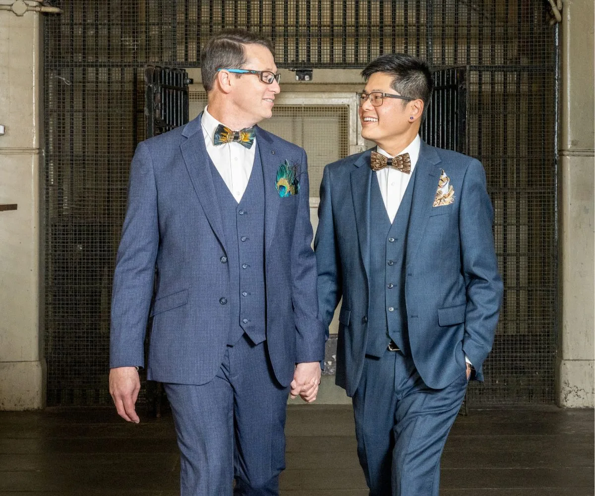Once, twice, three times a groom! Gogglebox star Tim Lai ties the knot ...