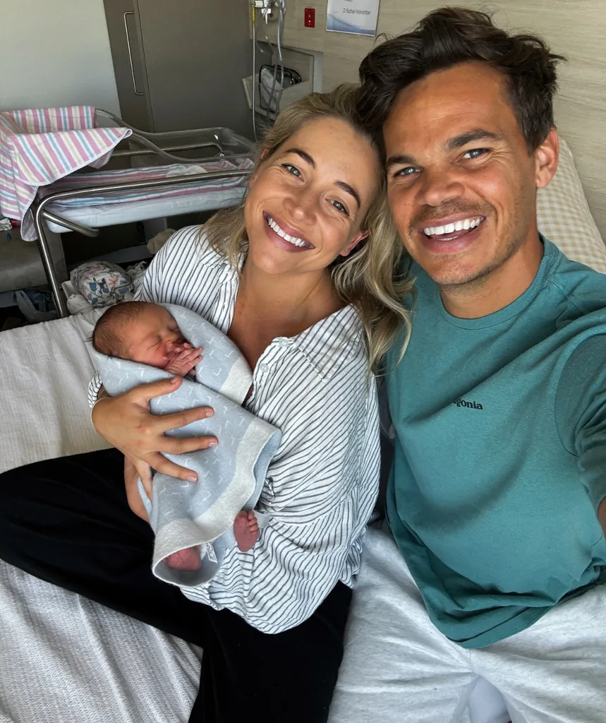 Jimmy Nicholson and Holly Kingston welcome their first baby