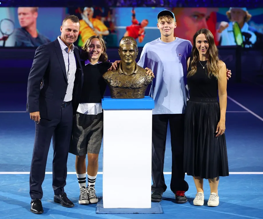 Bec and Lleyton Hewitt's kids Mia, Ava and Cruz in photos