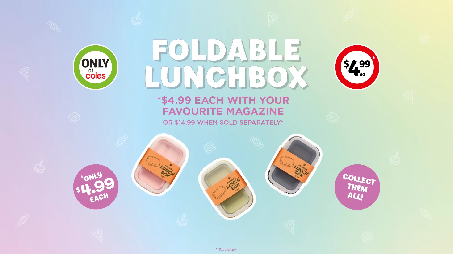 Foldable Silicon Lunch Box just $4.99 with your favourite magazine at ...
