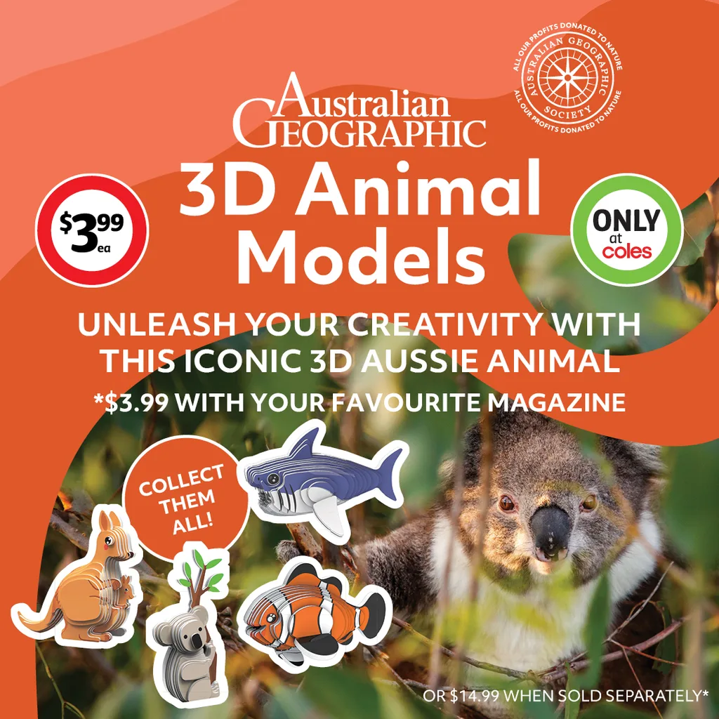 Australian Geographic 3D Animal Models – just $3.99 with your favourite ...