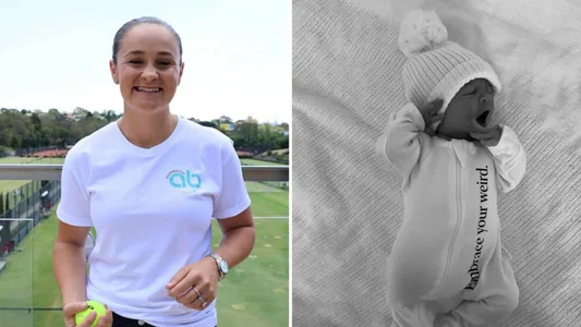Ash Barty has welcomed her second child