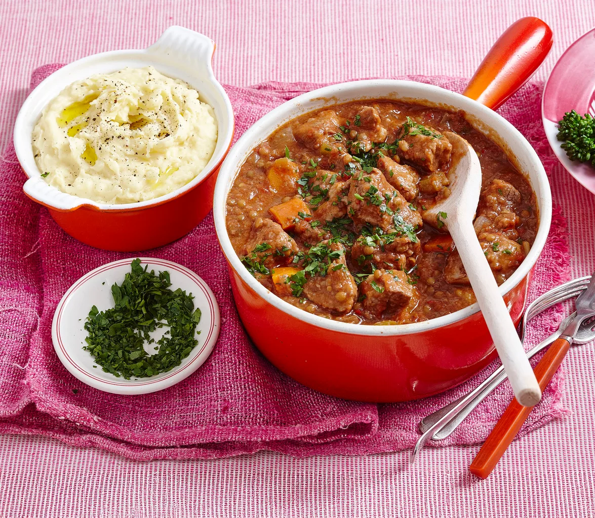 Slow-cooked pork & lentil ragout | Now To Love