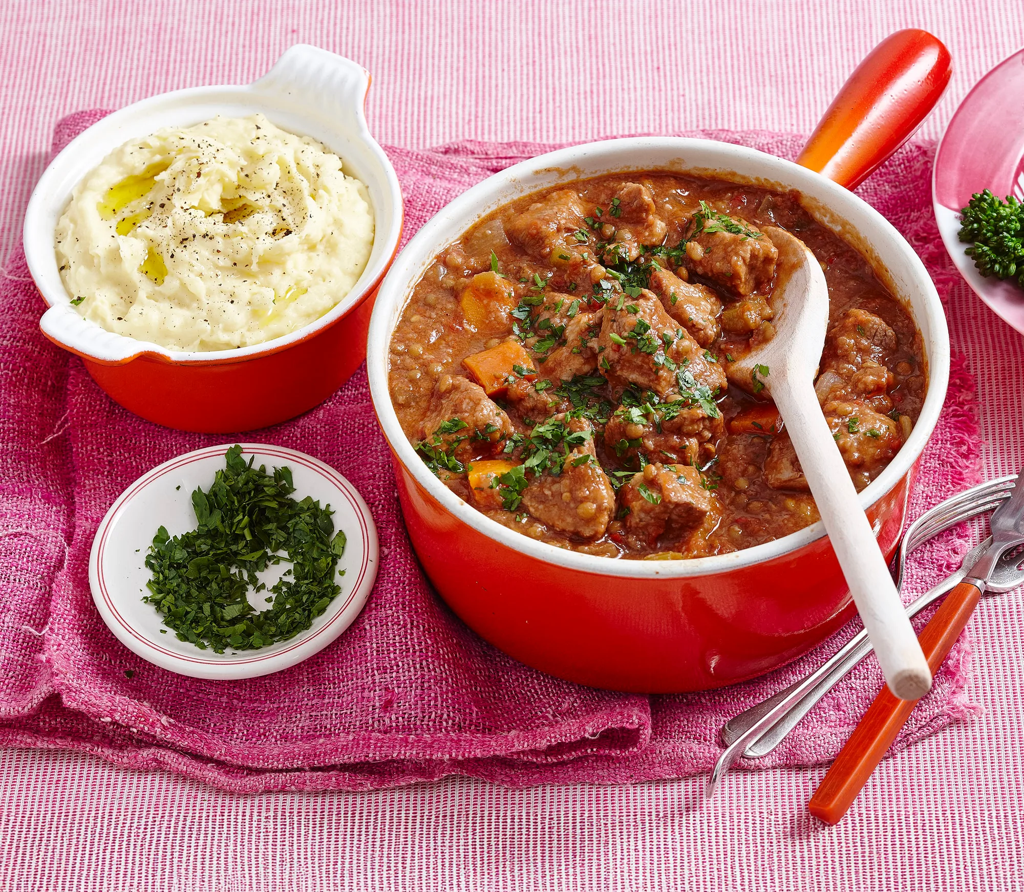 Slow-cooked pork & lentil ragout | Now To Love