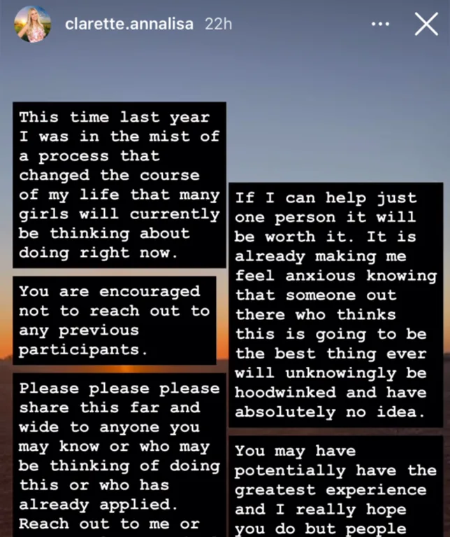 ‘Not the wholesome farm fairytale’: Clarette slams FWAW producers ...