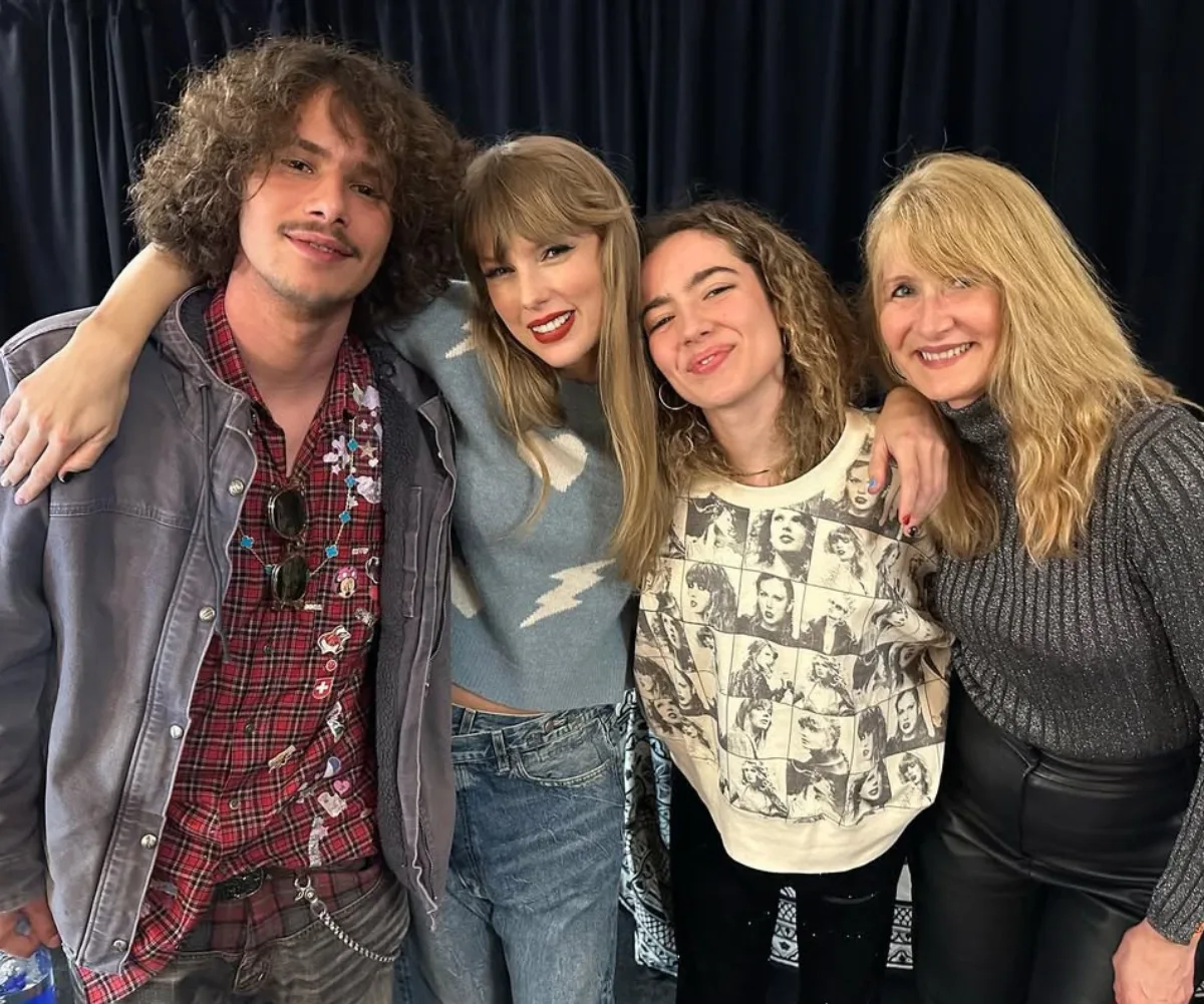 Laura Dern's two children with musician Ben Harper