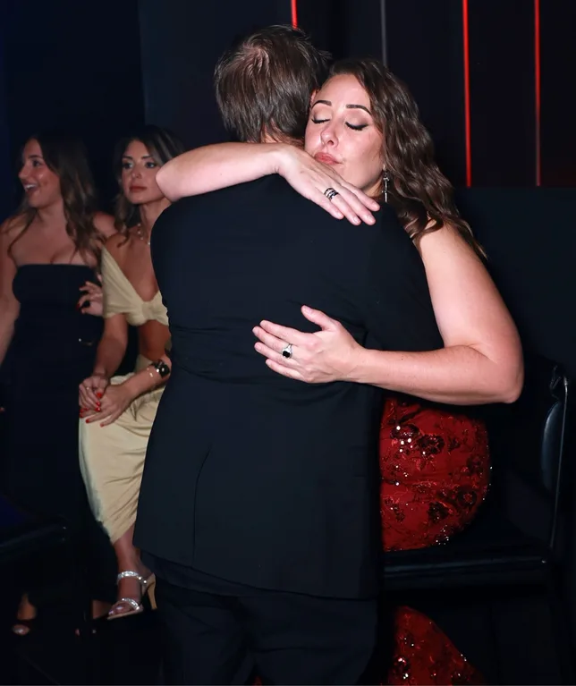 Rachel and Steven embrace at MAFS wrap party | Now To Love