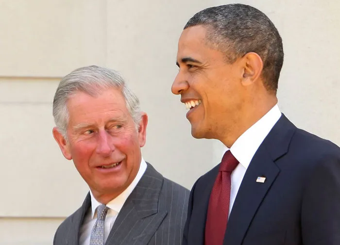 Prince William and Catherine meet the Obamas