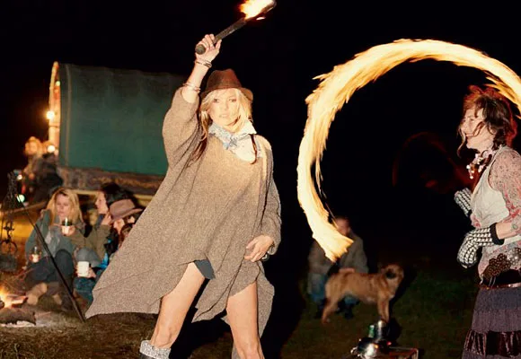 Gypsy girl: Kate Moss