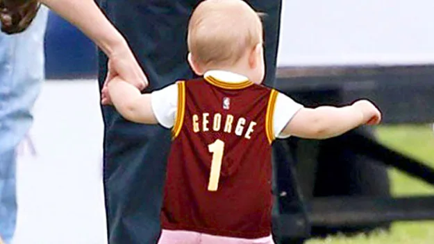 LeBron James photoshops Prince George in Cavs jersey