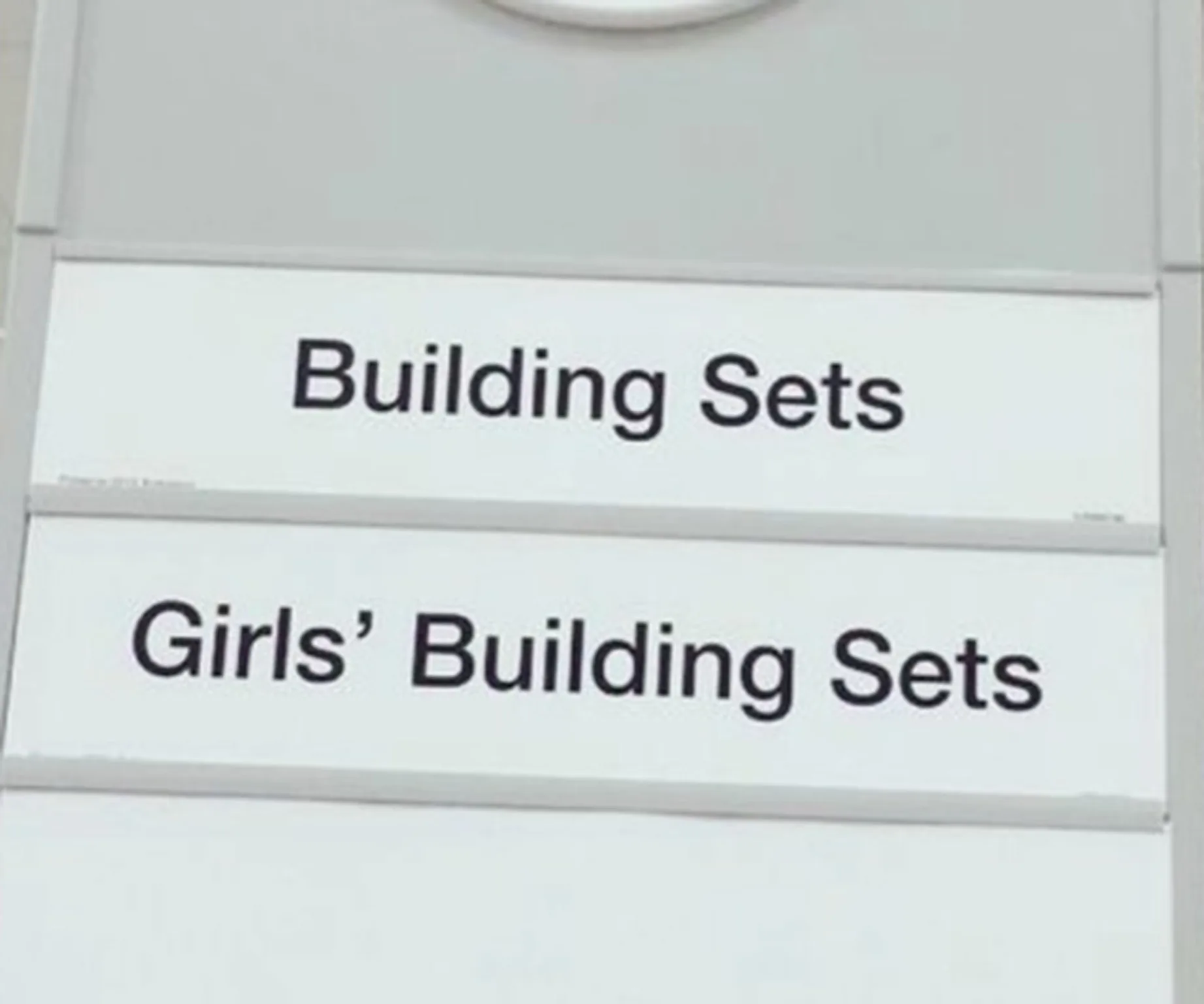 Target removing gender labels from kids’ department