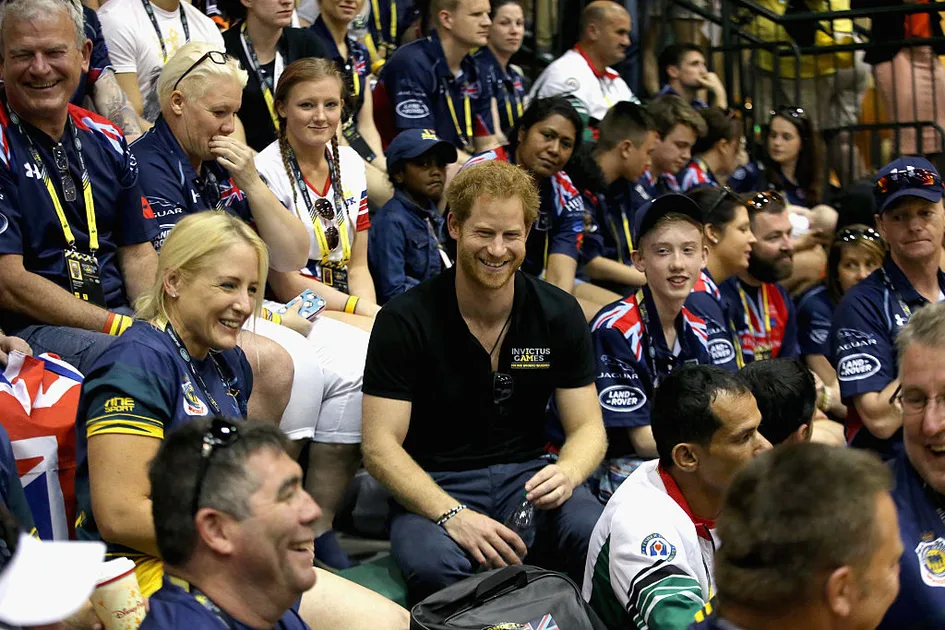 Prince Harry thrills Australian athletes