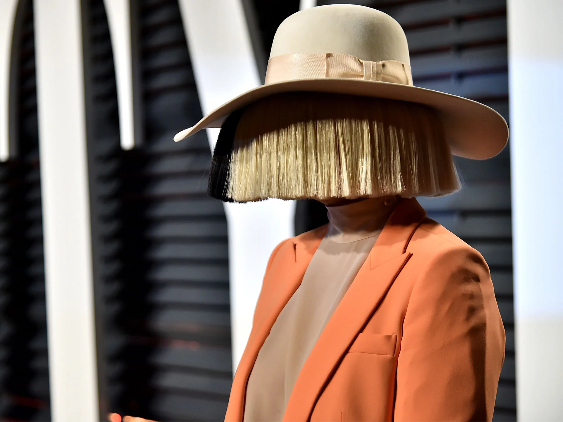 Sia without her wig