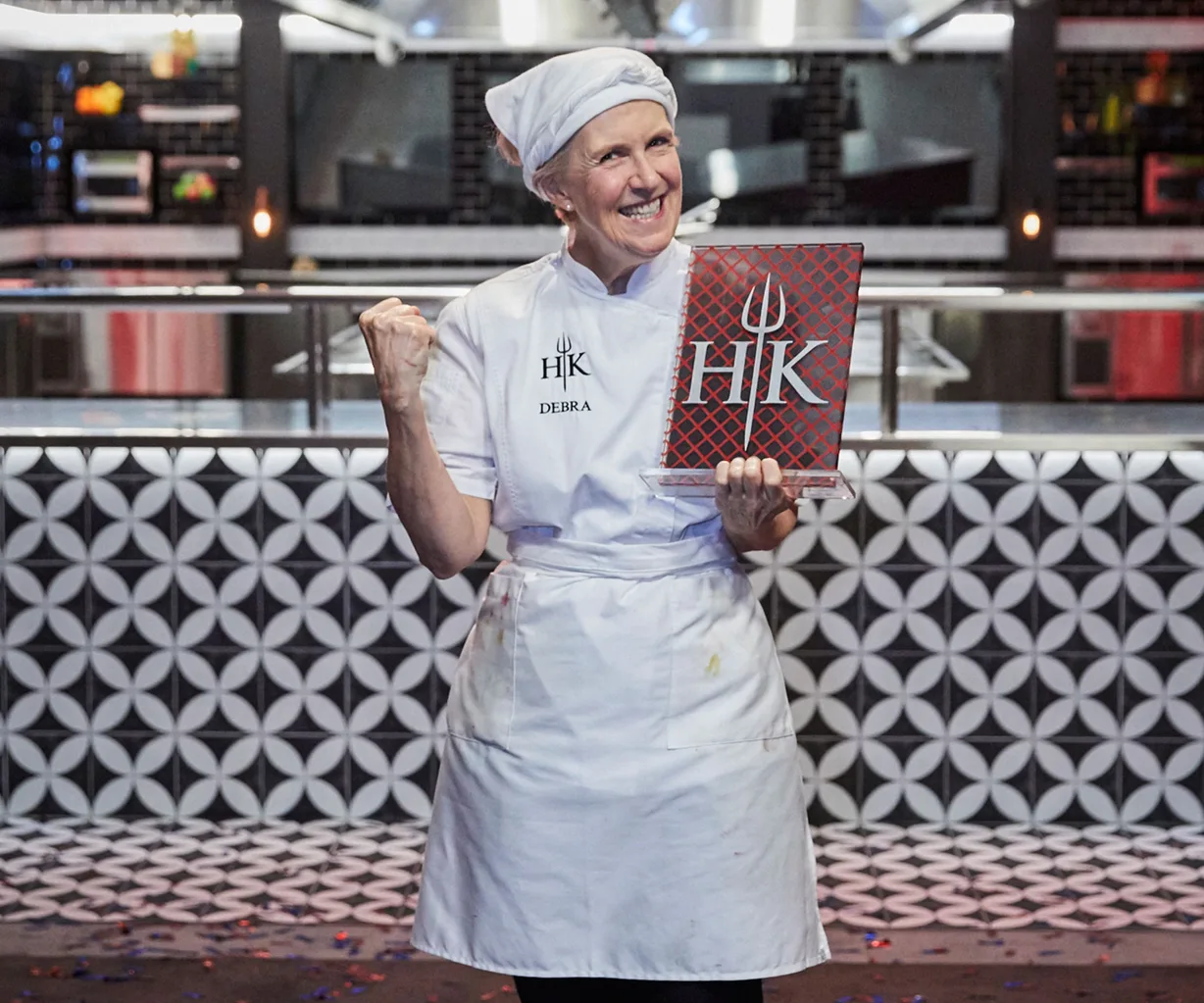 Debra Lawrance dedicates her Hell’s Kitchen win to a late friend