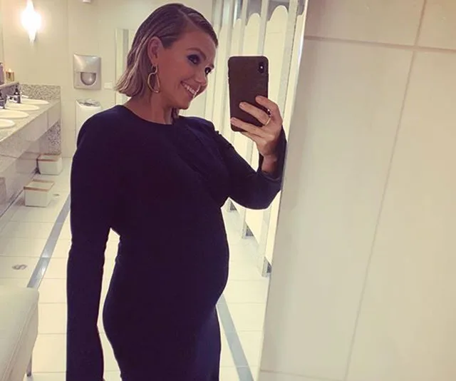 Edwina Bartholomew gives birth to first child