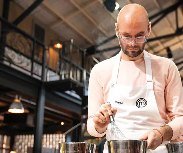 MasterChef's Reece Hignell had an on-set spit bucket