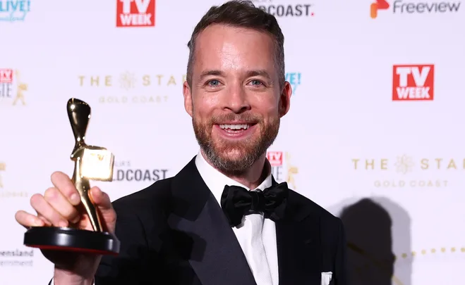 Hamish Blake wins the Gold Logie 2022 at the 62nd TV WEEK Logie Awards