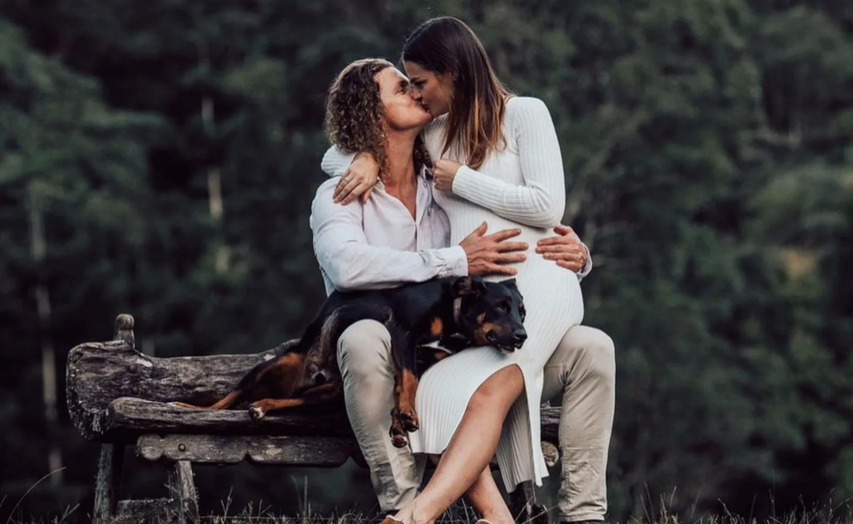 Nick Cummins and Alexandra George welcome their baby