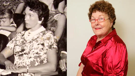 Great-grandmother on getting world's first breast implants