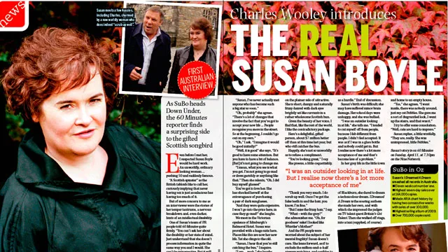 Charles Wooley introduces the real Susan Boyle