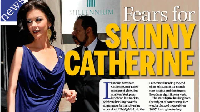 Fears for skinny Catherine