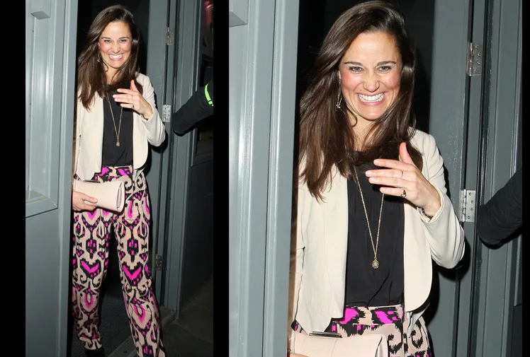 Partying Pippa hits the town