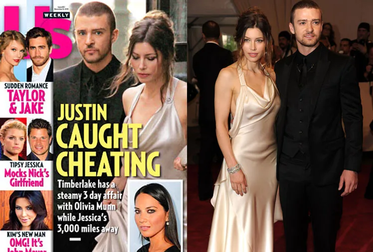 Did Justin cheat on Jessica Biel?
