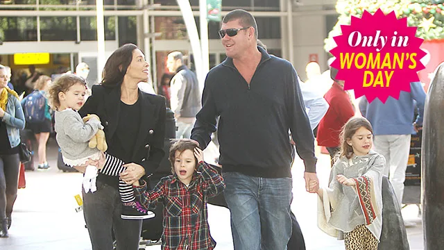 James Packer and Erica spotted in loving embrace