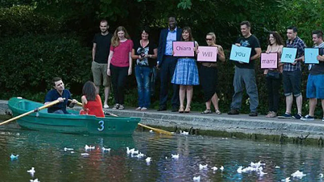 The Notebook scene recreated for epic marriage proposal